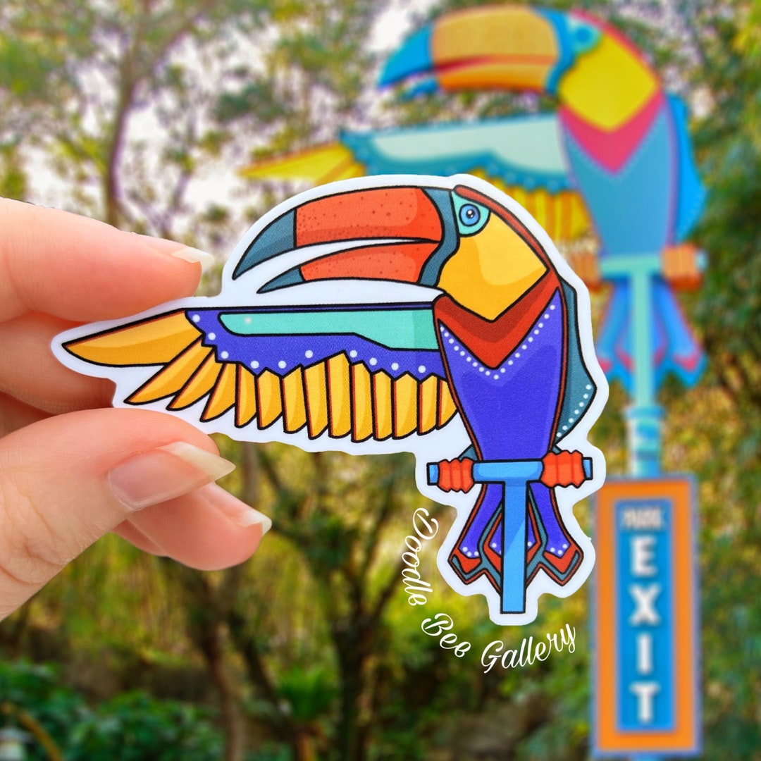 Farwell Toucan Sign Sticker - Etsy