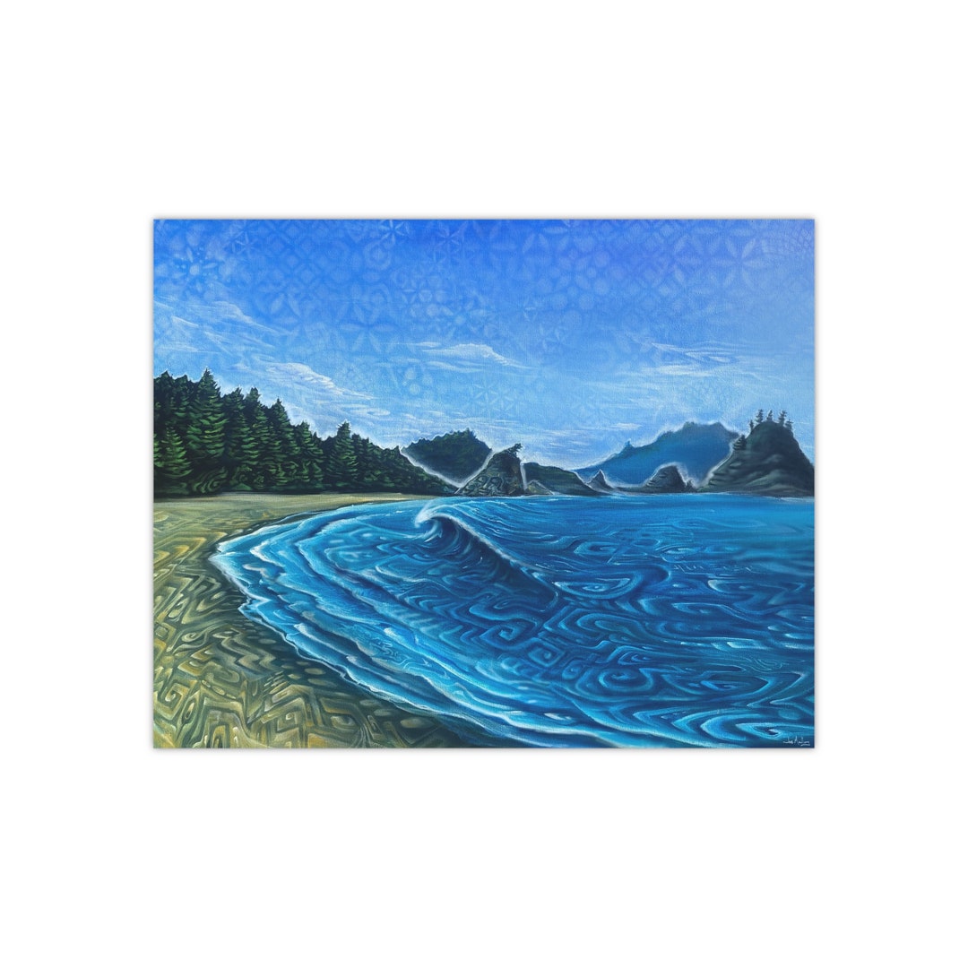 Fractal Wave (college Cove, CA) - Poster Print - Etsy