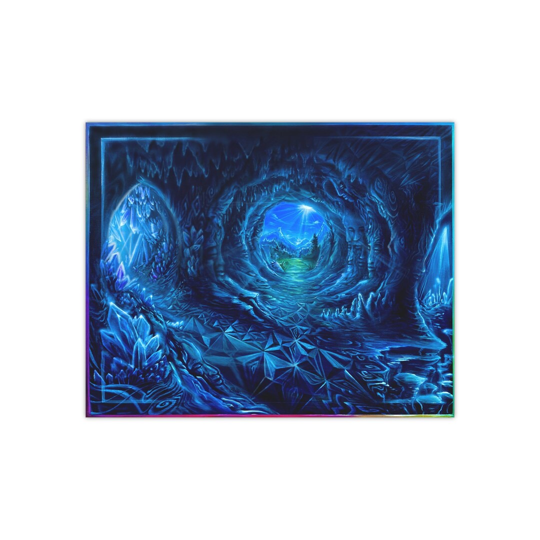 Crystal Cave - Poster Print - Etsy