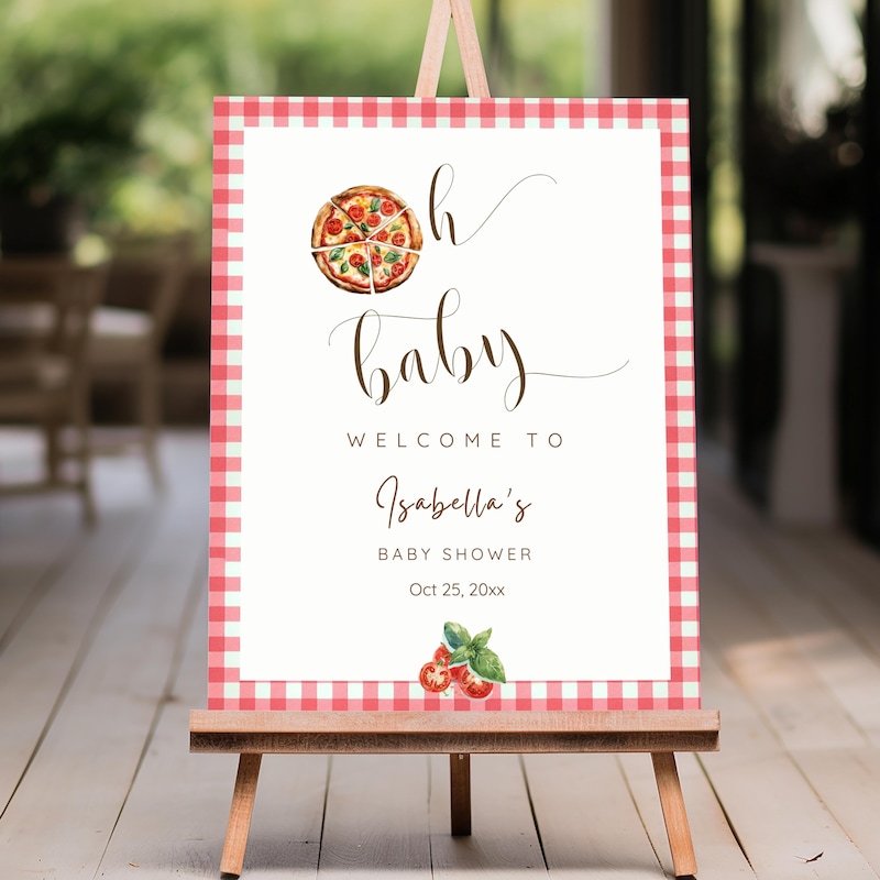 Pizza Baby Shower - Etsy