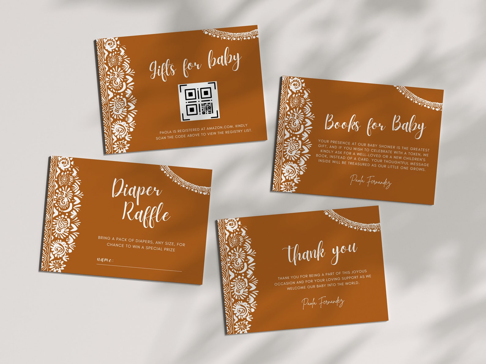 Editable Cielito Lindo Boho Baby Shower Invitation Set Talavera Theme ...