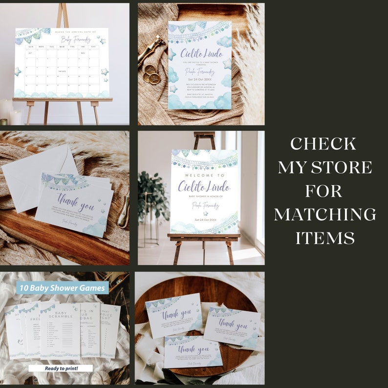 Editable Cielito Lindo Baby Shower Mimosa Bar Sign 8x10 Talavera Theme ...