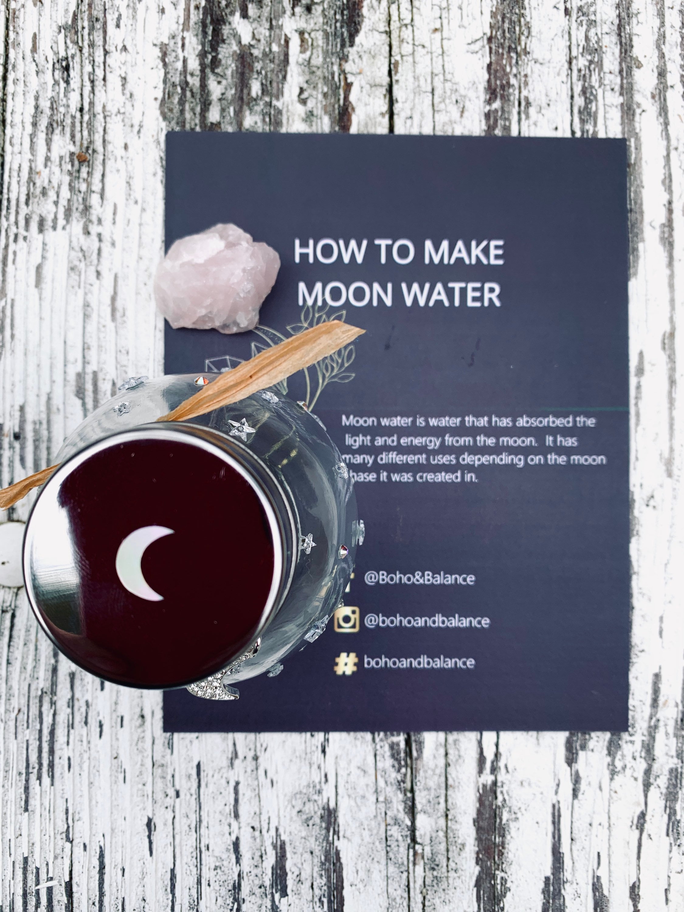 Moon Water Jar With Instructions DYI Moon Water Kit With - Etsy