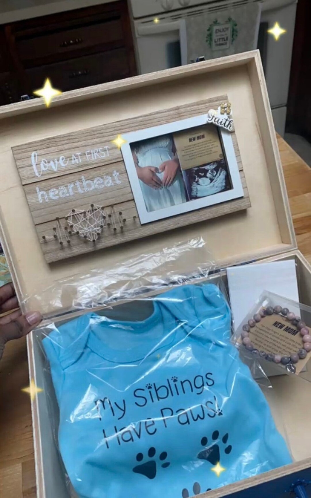 Full of Gifts Keepsake Box Personalized Baby Gift Custom Box Unique ...
