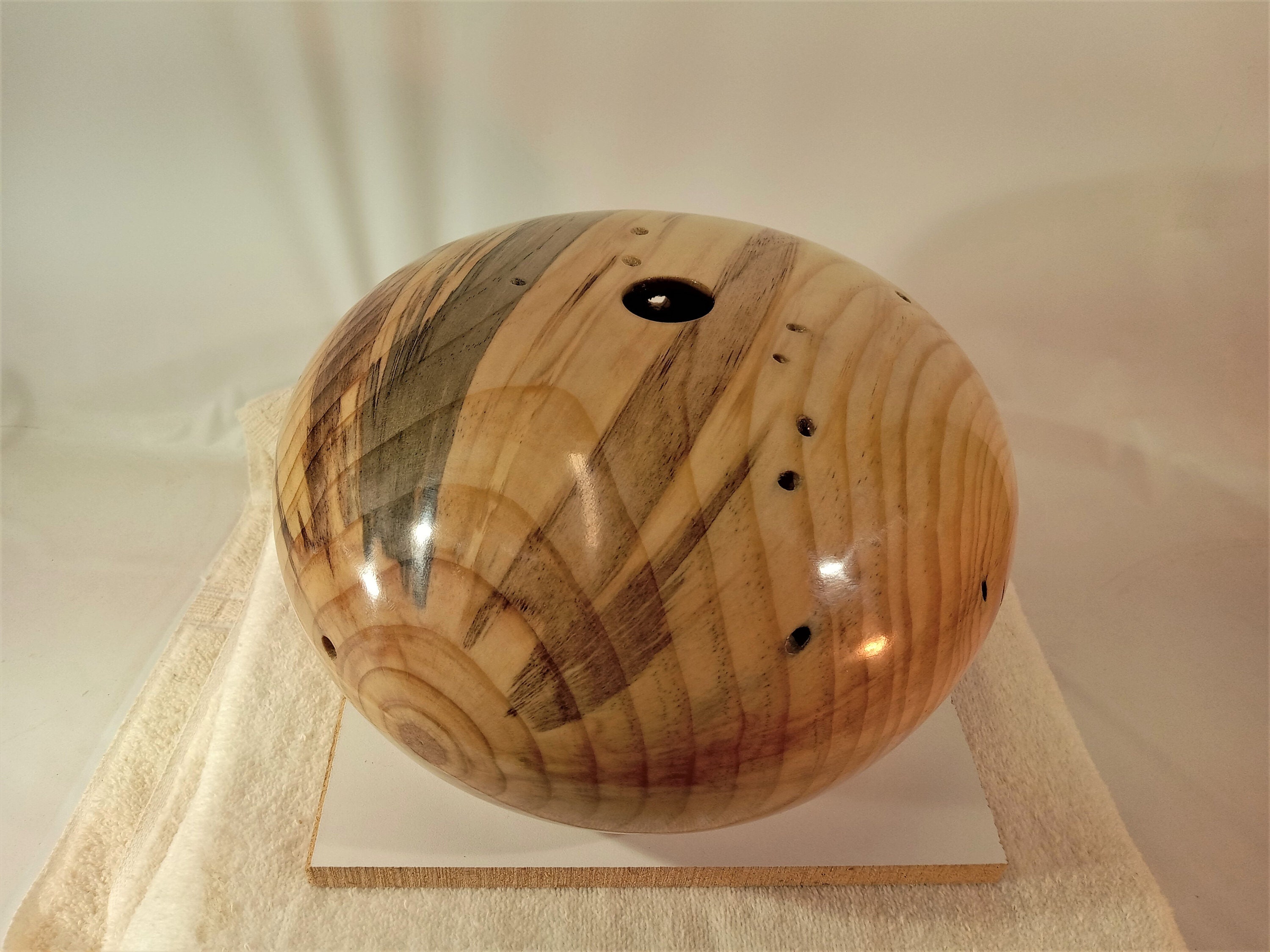 Spalted Ponderosa Pine Vessel 9w X 5 1/2h - Etsy