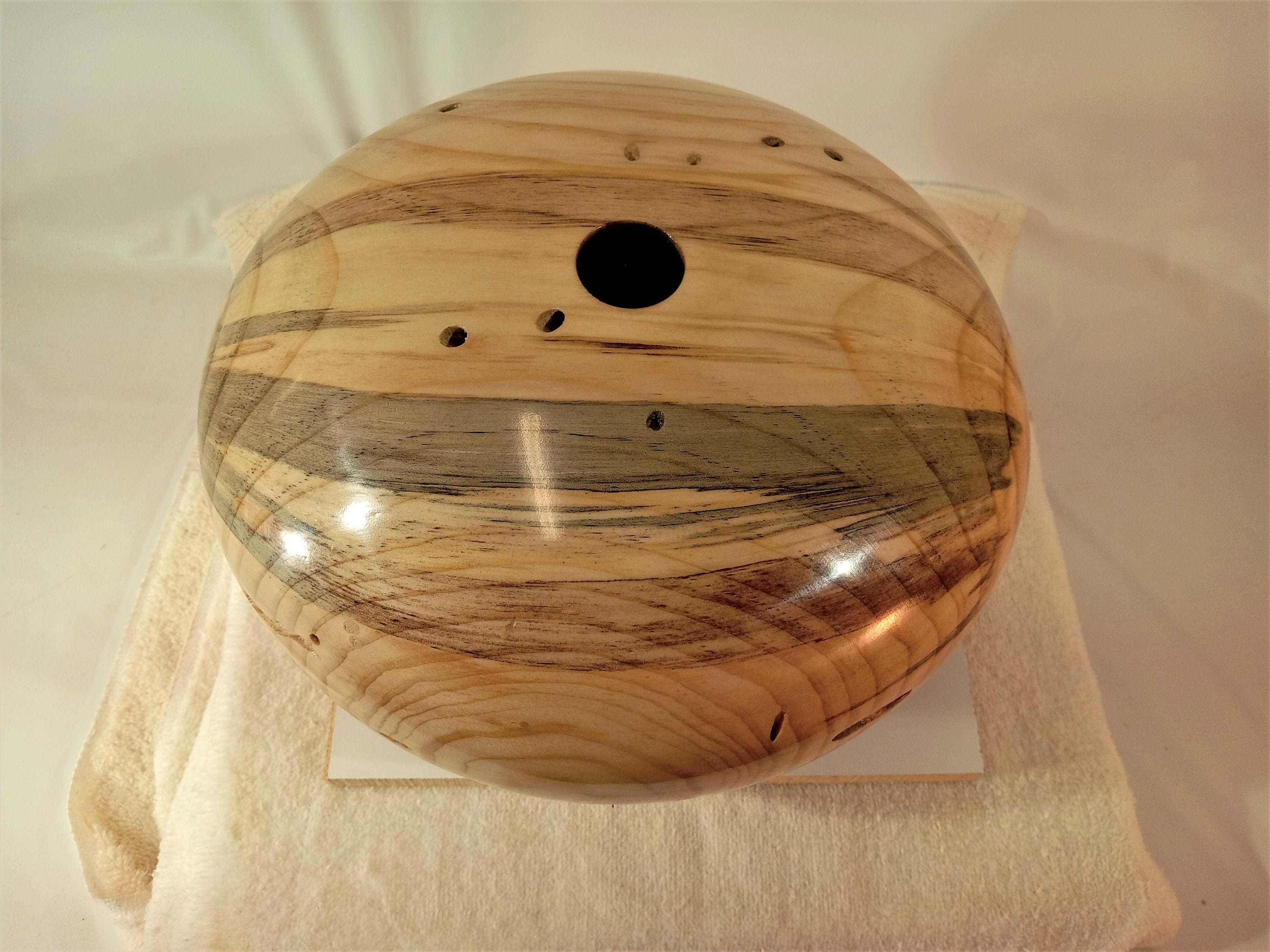 Spalted Ponderosa Pine Vessel 9w X 5 1/2h - Etsy