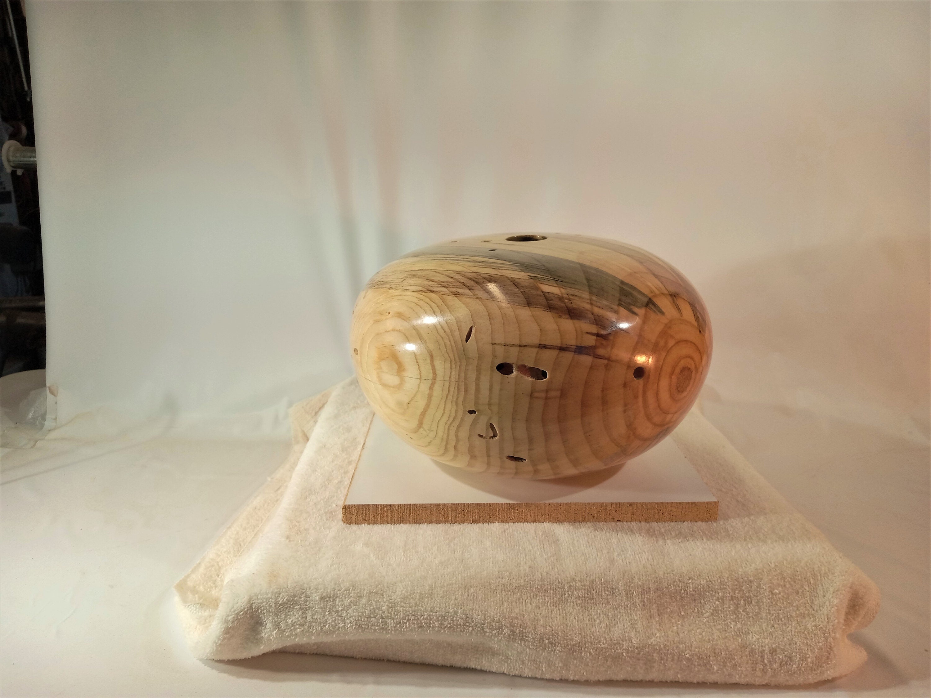 Spalted Ponderosa Pine Vessel 9w X 5 1/2h - Etsy