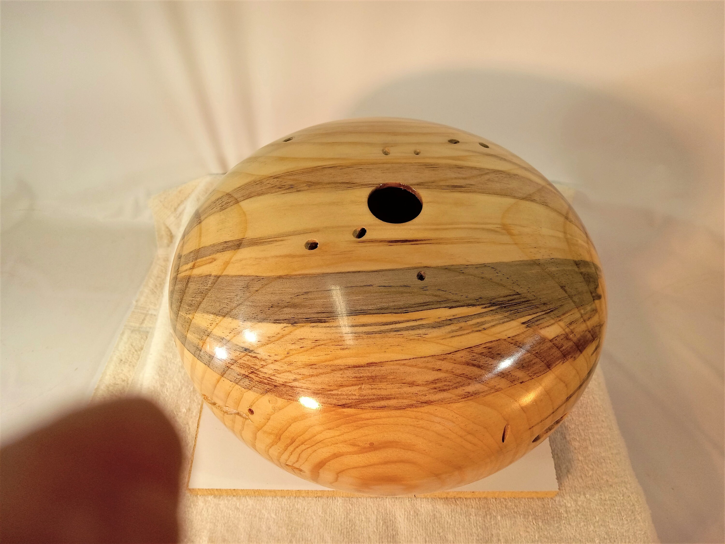 Spalted Ponderosa Pine Vessel 9w X 5 1/2h - Etsy