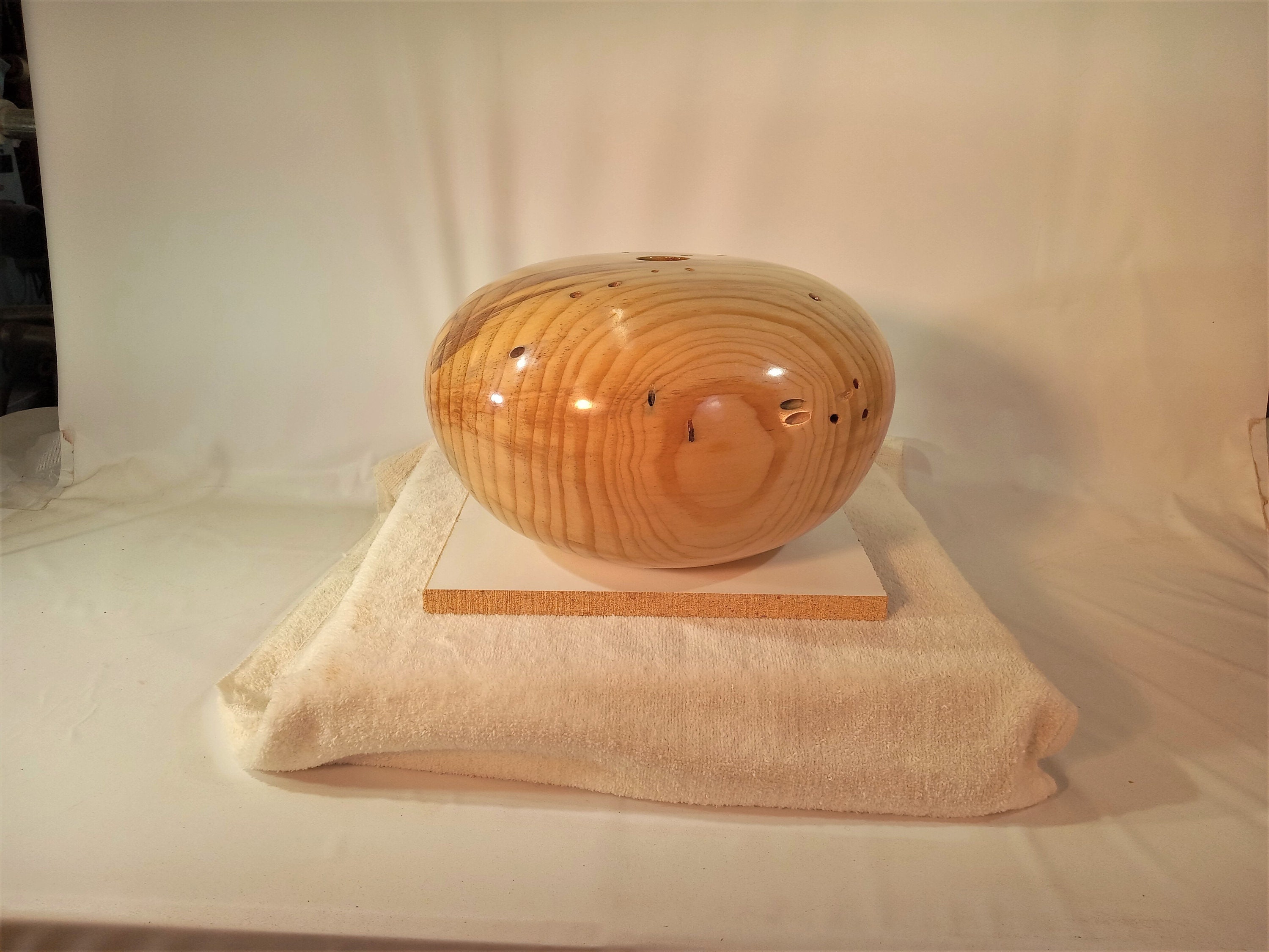 Spalted Ponderosa Pine Vessel 9w X 5 1/2h - Etsy