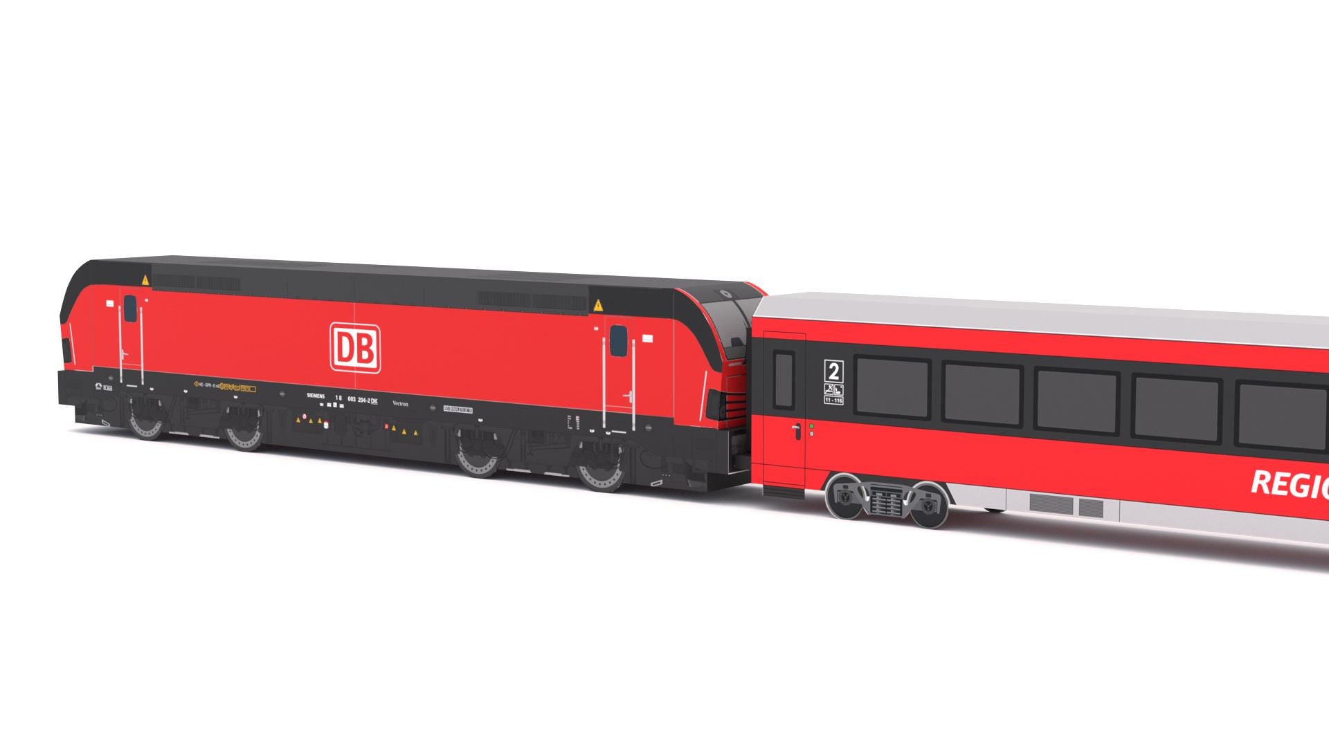 Paper Model - Train Passenger DB DIY Printable Paper Model - Etsy