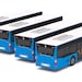 Paper Model - Mercedes Benz Citaro 2 Doors Blue, City Bus, DIY ...