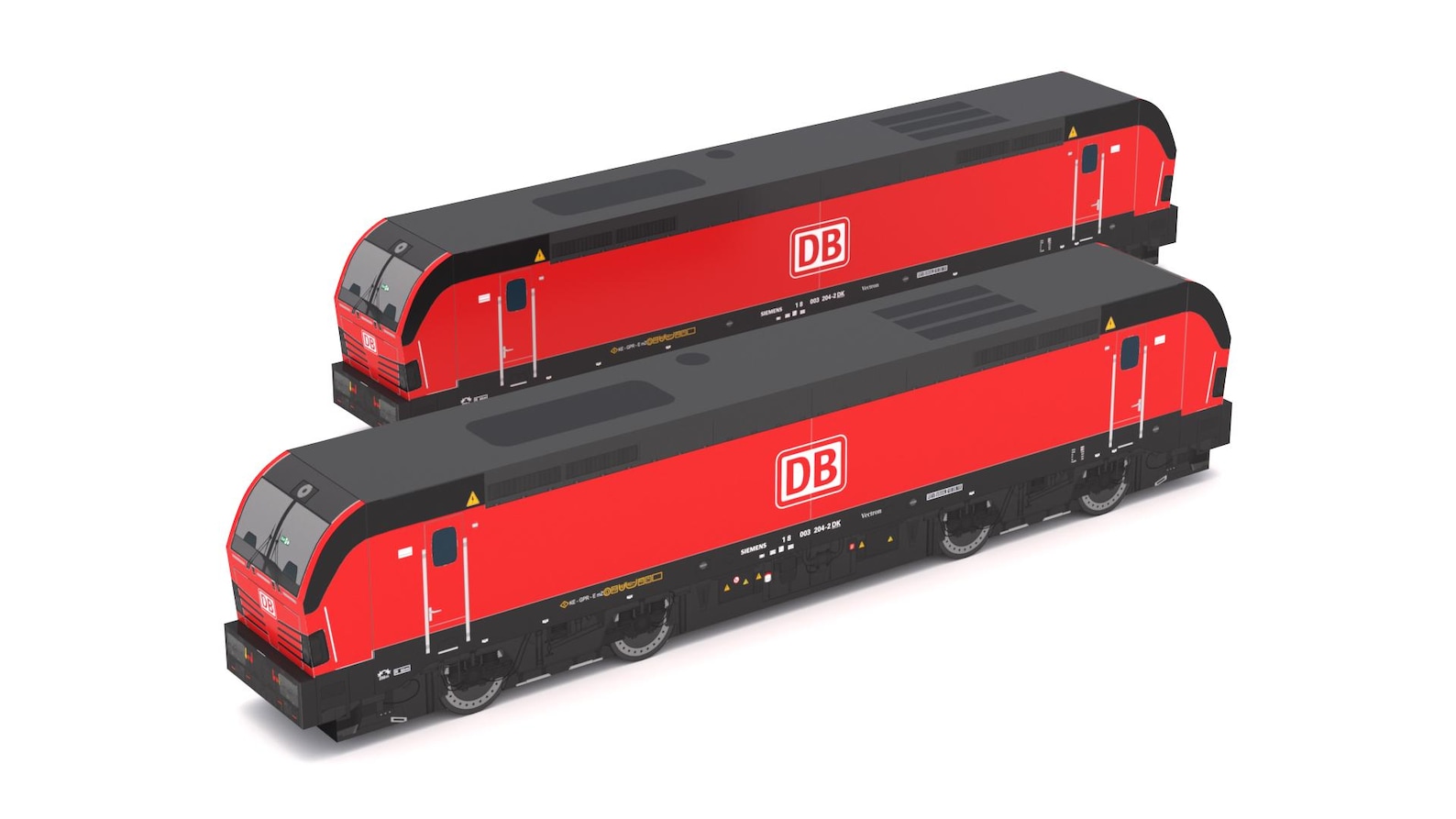 Paper Model - Train Passenger DB DIY Printable Paper Model - Etsy