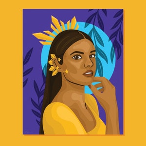 Yellow Filipina Queen Reimagined Digital Download - Etsy