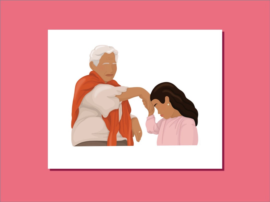 Elder Mano Po Digital Download - Filipina Illustration Design, Filipino ...