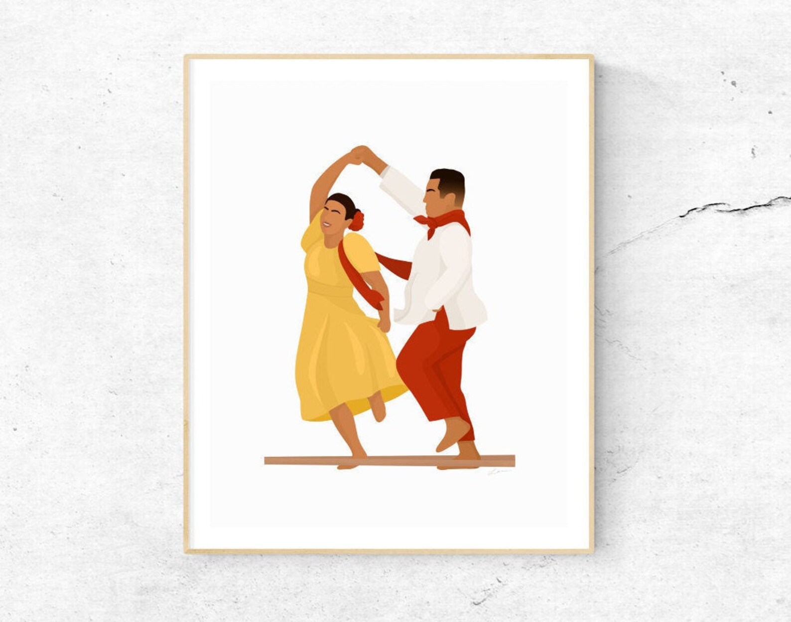 Tinikling Dancers Filipino Wall Art Print Philippines Art - Etsy Israel