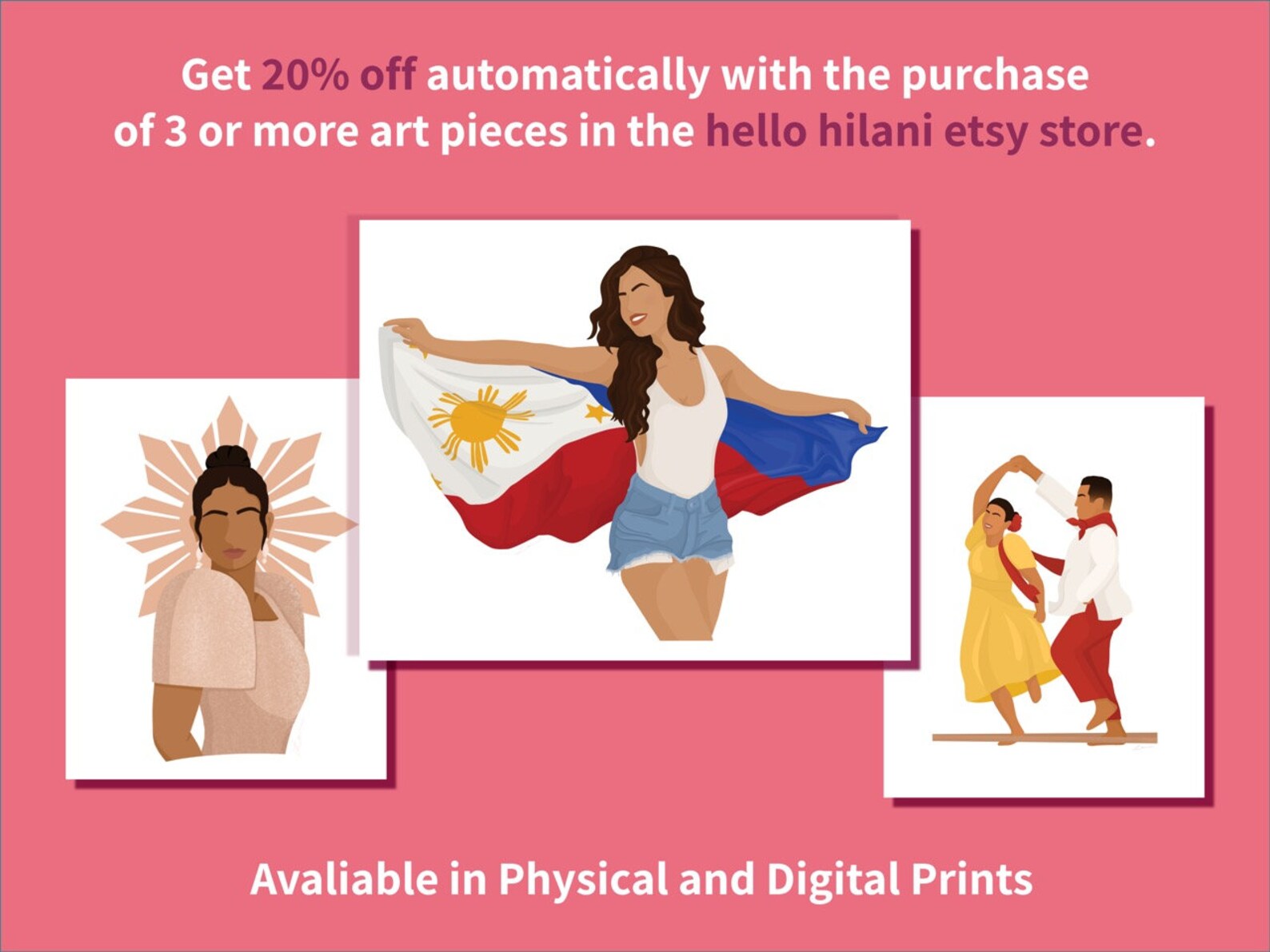 Philippines Flag Digital Download - Filipina Illustration Design ...