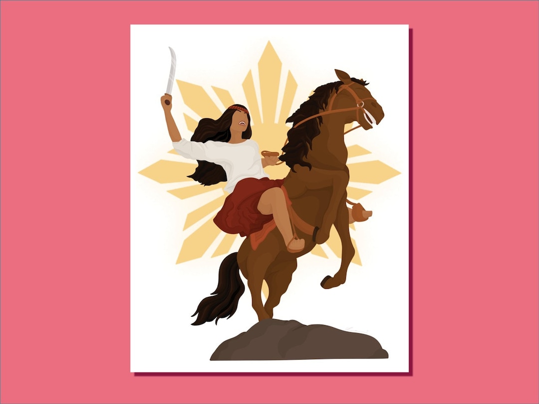 Filipina Warrior Digital Download - Filipina Illustration Design ...