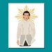 White Filipino King Digital Download Barong Illustration Design ...