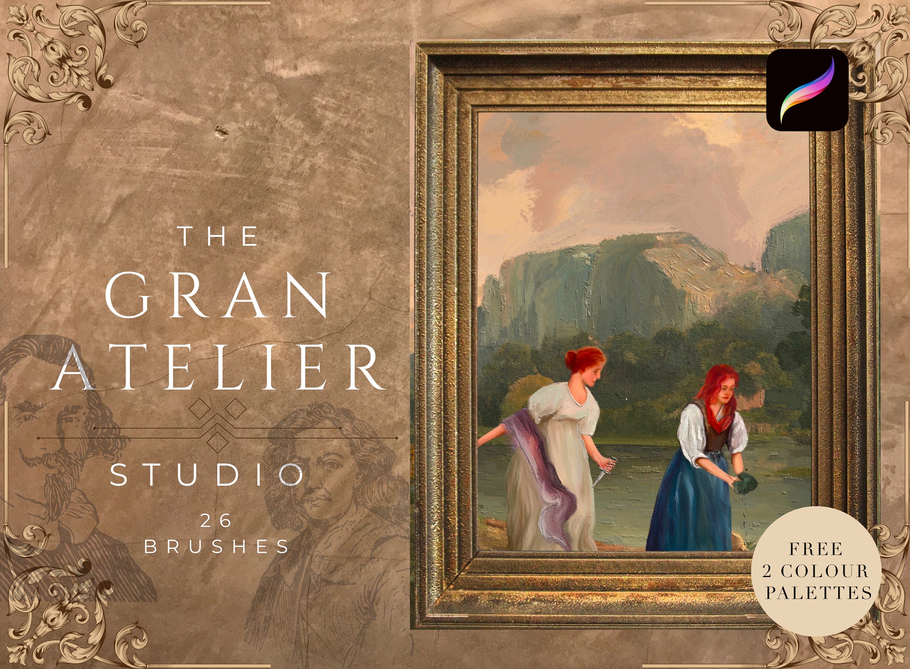 Procreate Oil and Pastel Brush Pack Ideal for Digital Painters Digital ...