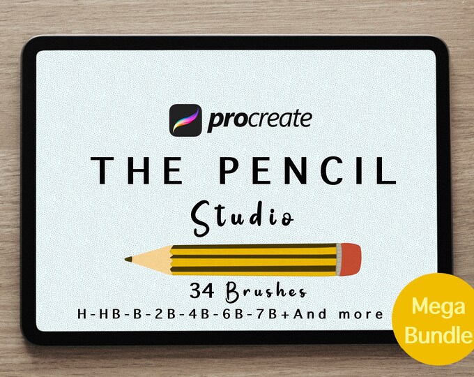 The Pencil Studio Procreate Brush Set 34 Set of Brushes for Procreate ...