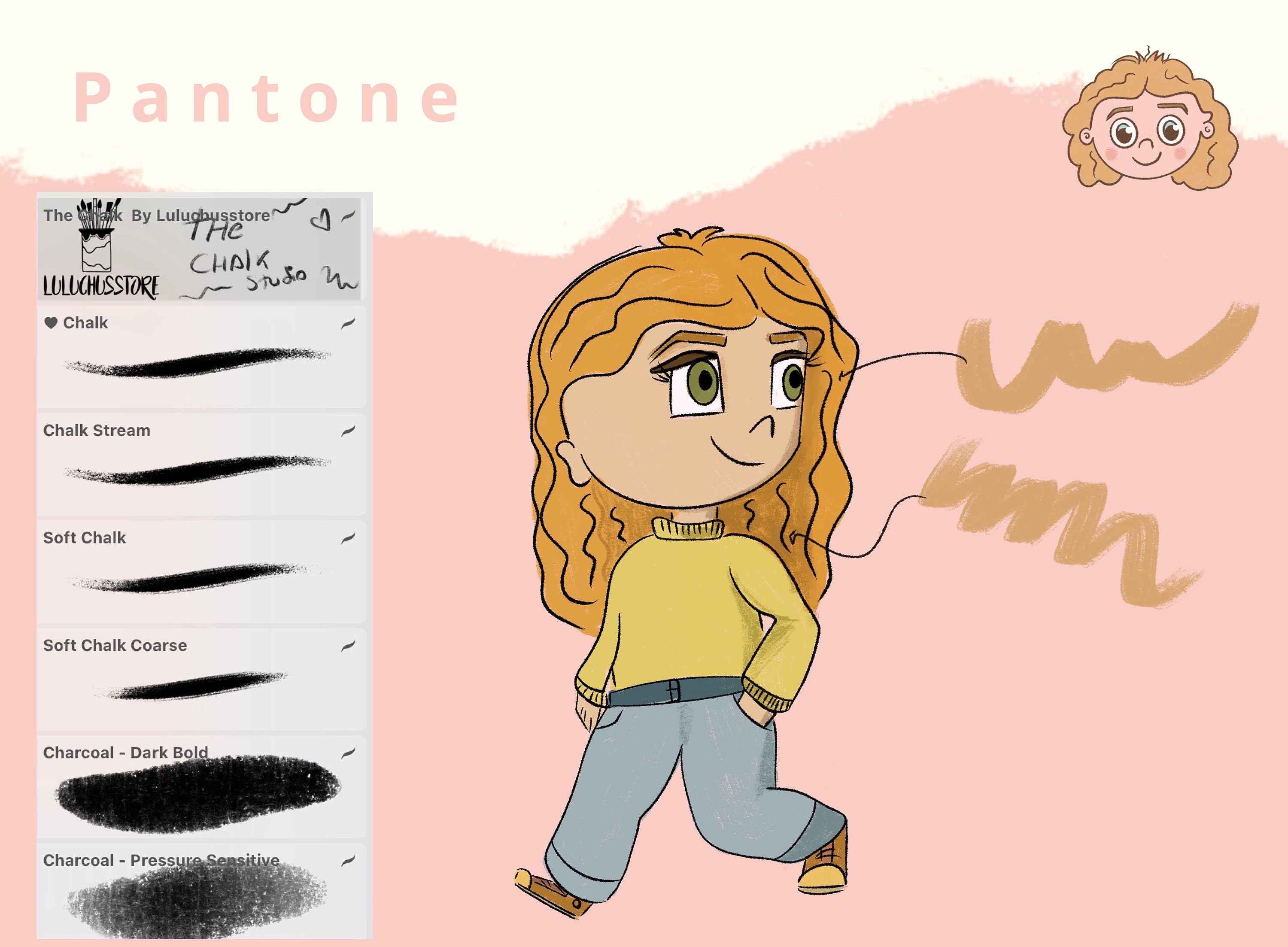 Procreate Brush Pack of Chalk and Pastel Textures for Digital Artists ...