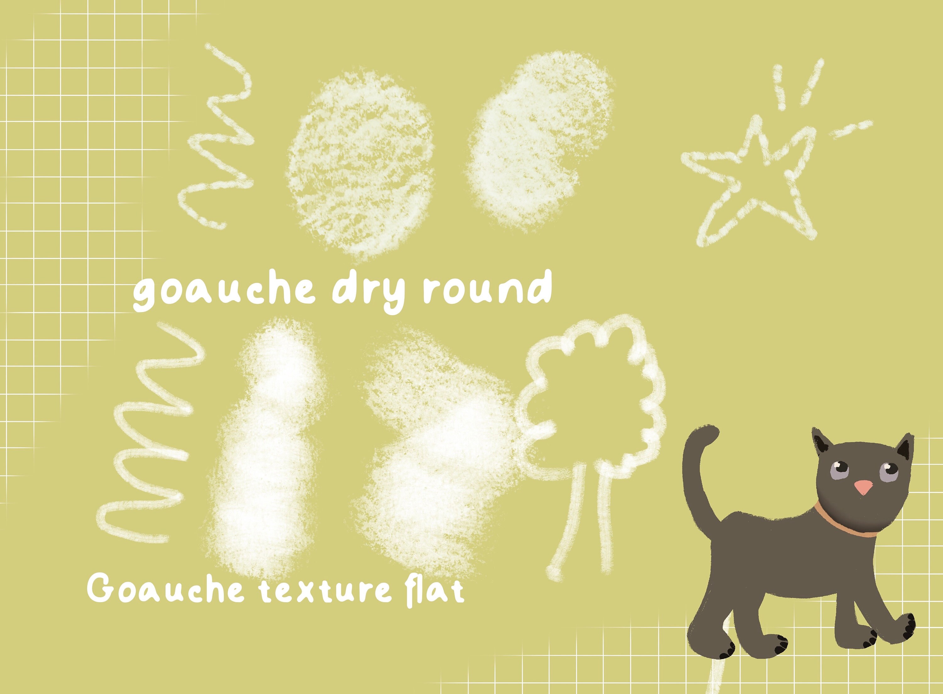 Procreate Realistic Gouache Brush Kit Bundle for Digital Painters With ...