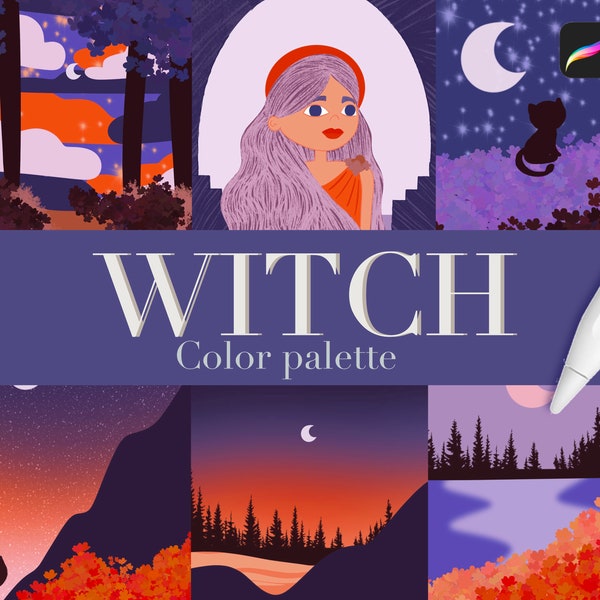 Witch Color Palette - Etsy