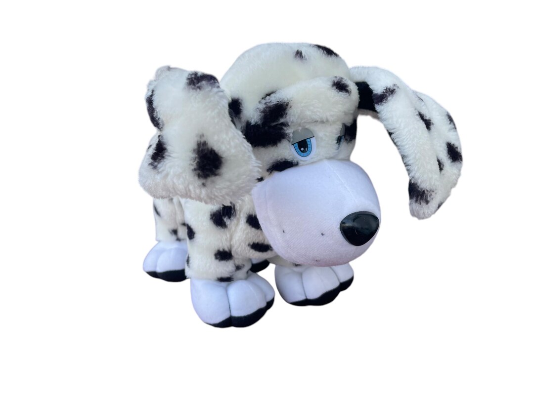 Vintage Pooch Patrol Plush Stuffed Dog Tonka Guard Dog Black and White ...