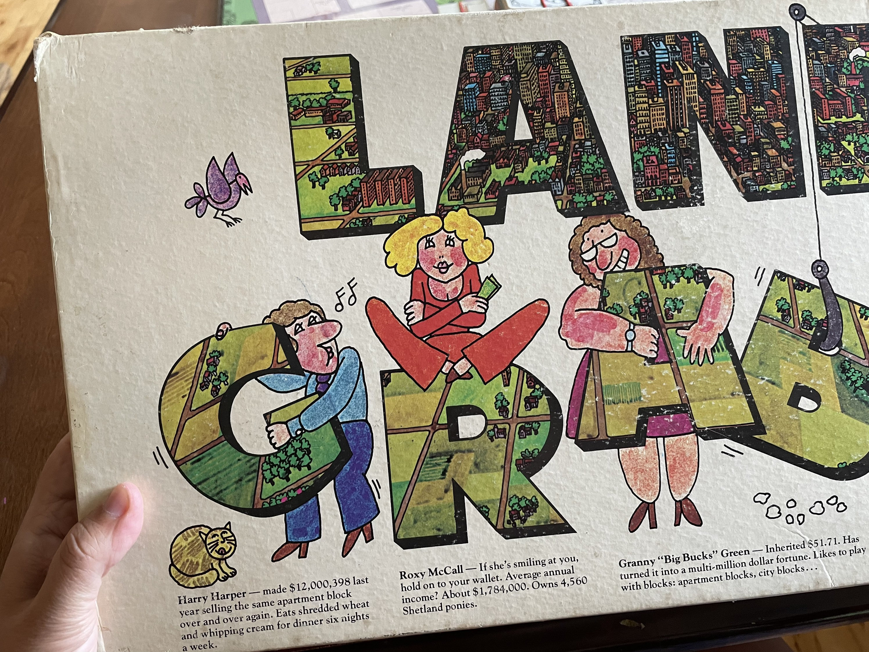 Vintage Land Grab 1974 Board Game House of Game Family Fun - Etsy