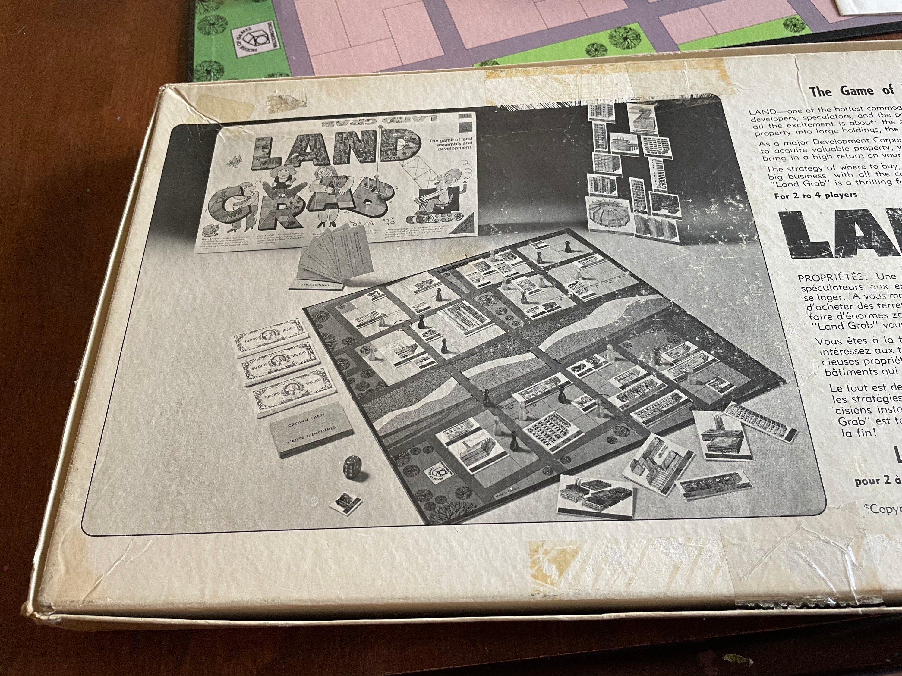 Vintage Land Grab 1974 Board Game House of Game Family Fun - Etsy