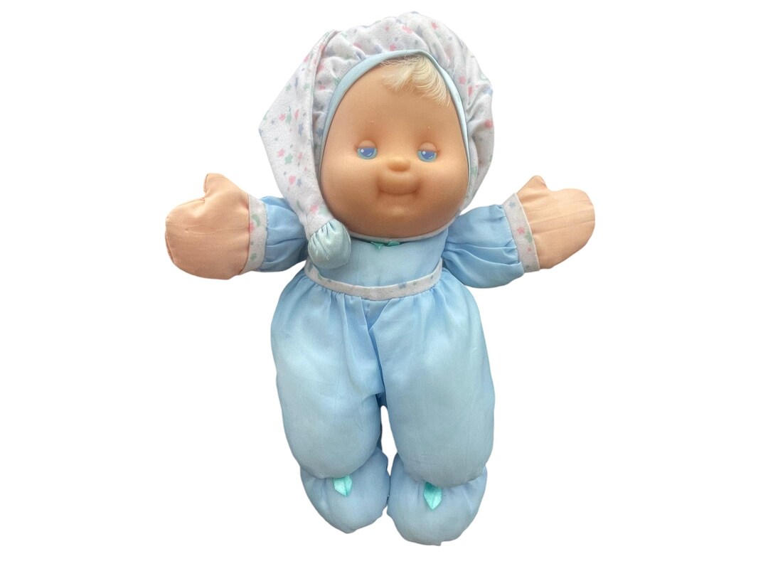 Vintage Puffalump 1991 Kids Snuggle Light Doll Blue With Light When You ...