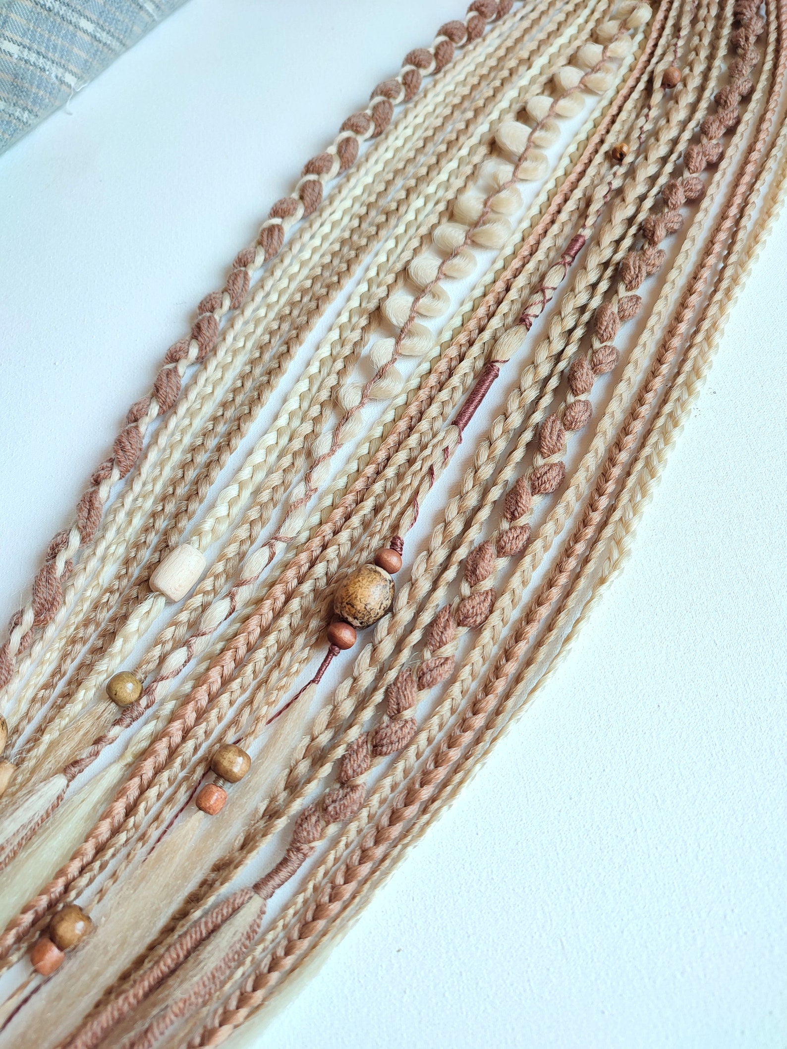 Blonde Viking Dread Extension on Hairband Boho Dreadlock - Etsy