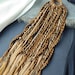Ginger Gold Braids With Loose Ends on Hairband, Boho Chic Dreadlock ...