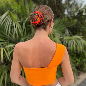 Dreadlock Ponytail Wig, Orange Braids on Hairband, Rave Braids Ginger ...