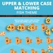 Alphabet Letter Case Matching Fish Theme Toddler Busy Book - Etsy