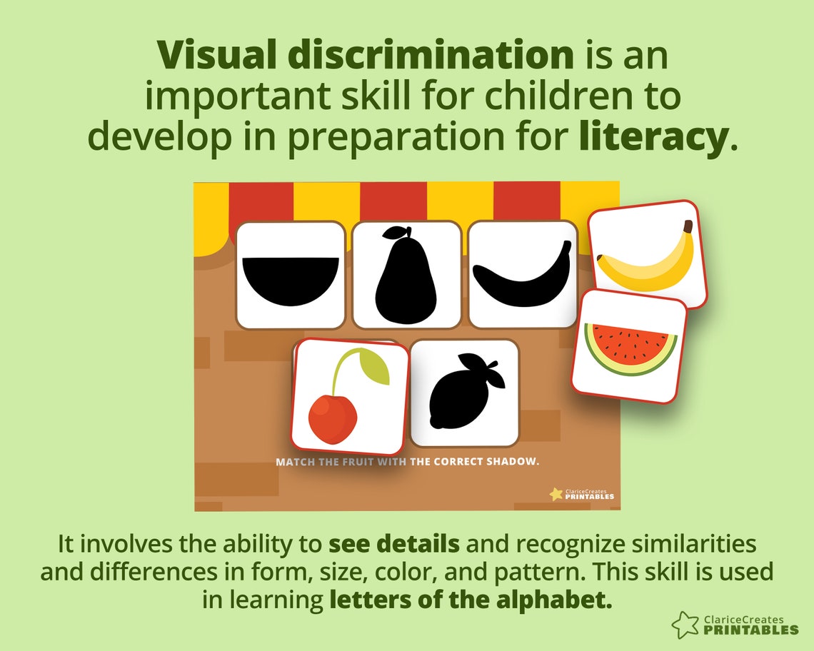 Toddler Busy Book Visual Discrimination Module Fruits and Vegetables ...