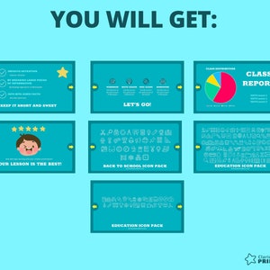 Math Class Presentation Template - Editable Slides Powerpoint ...