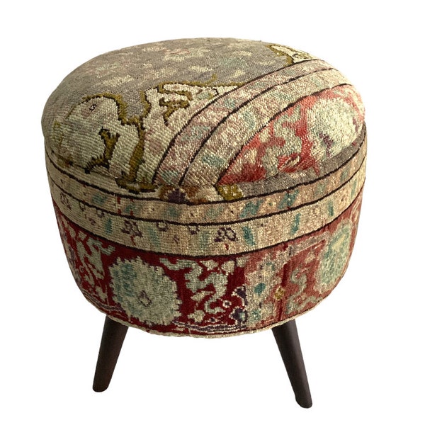 Round Ottoman - Etsy