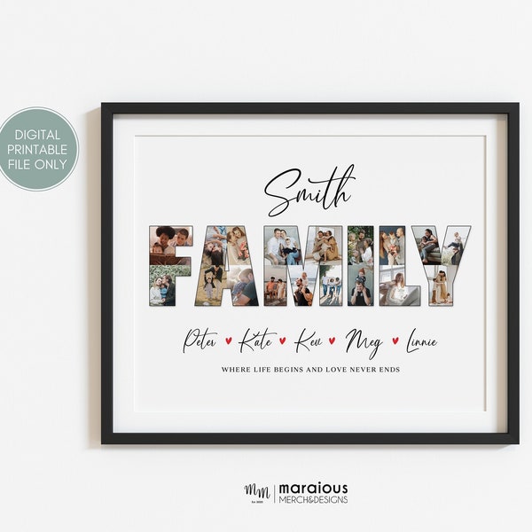 Family Collage - Etsy