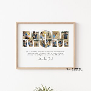 Personalized Gifts for Mom Custom Photo Collage, Custom Photo Gifts for ...