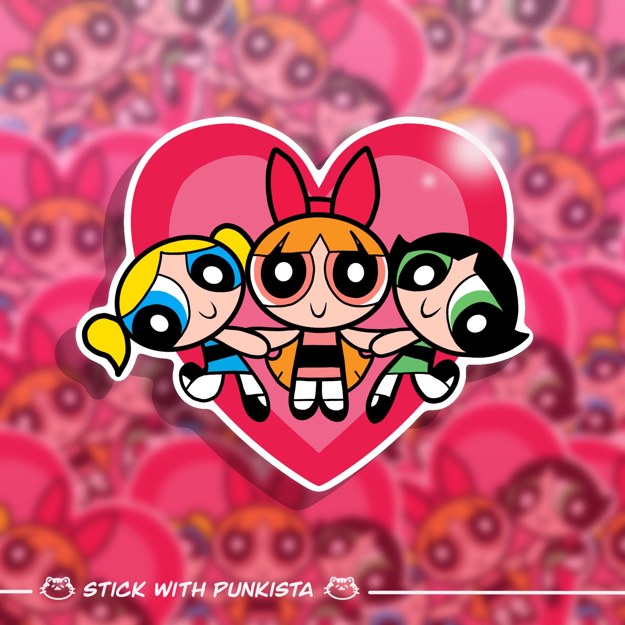 Powerpuff Girls Sticker | Etsy