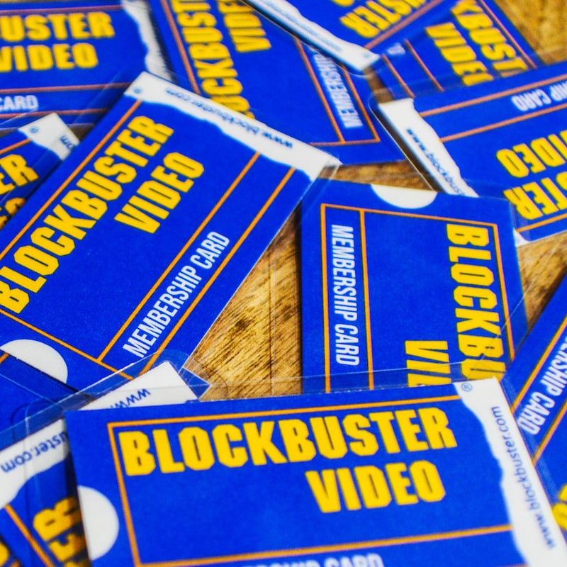 Blockbuster Membership Card - Etsy