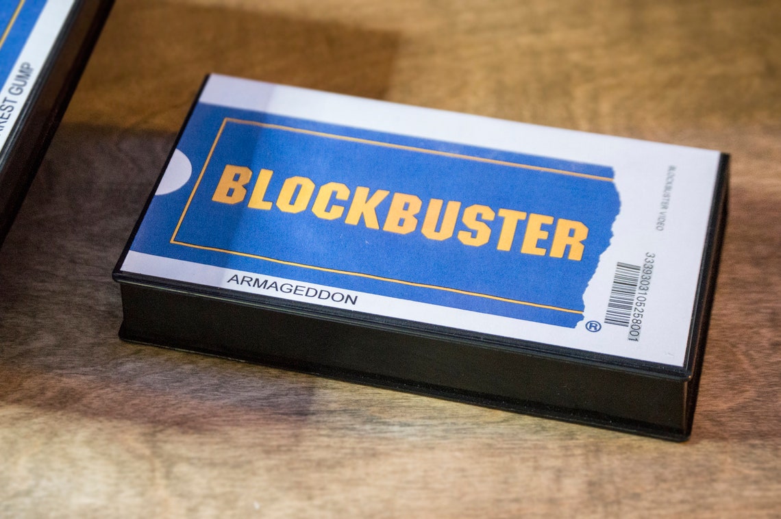 Nostalgic!!! Classic VHS Blockbuster Tape - Etsy