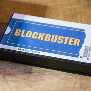 Nostalgic!!! Classic VHS Blockbuster Tape - Etsy