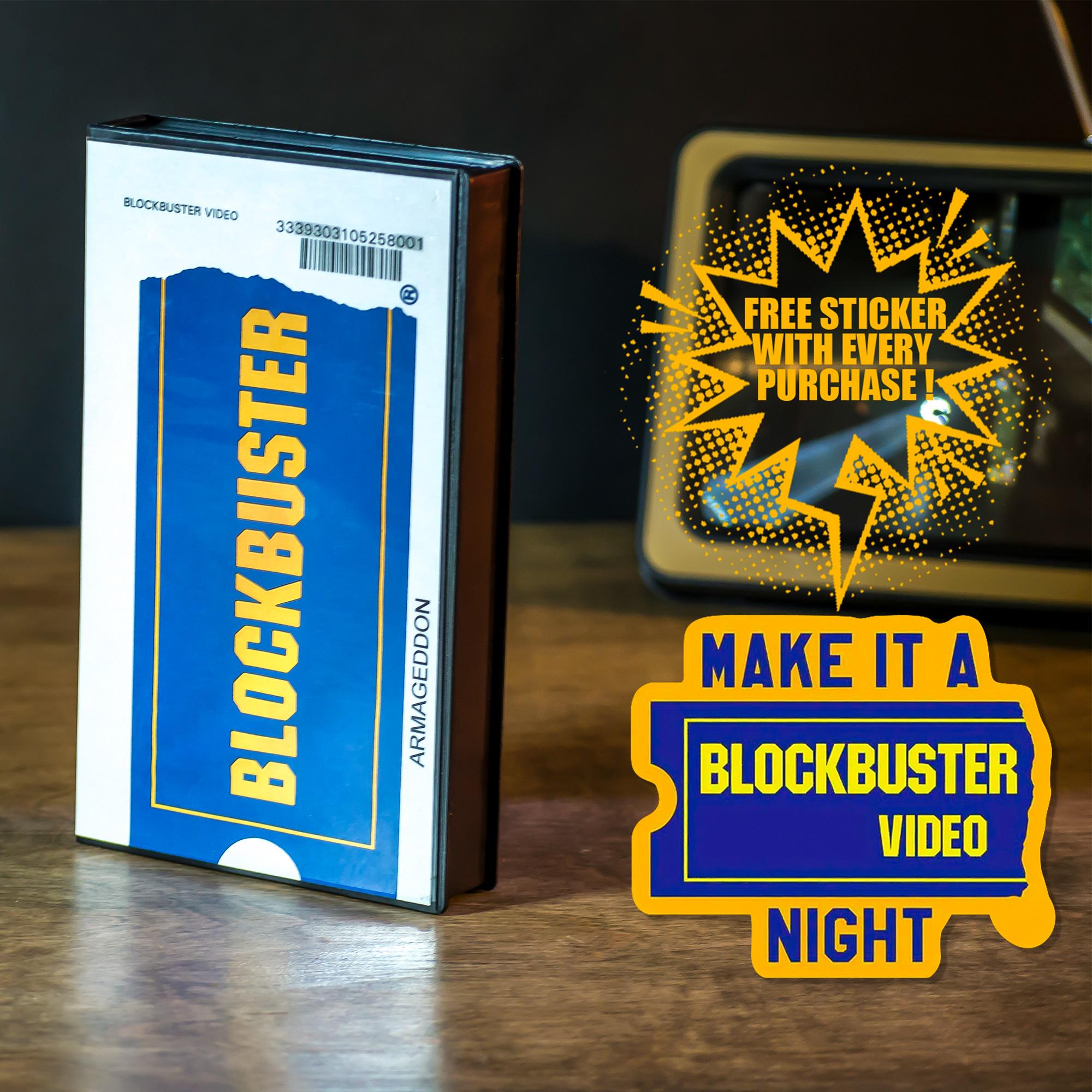 Nostalgic!!! Classic VHS Blockbuster Tape - Etsy