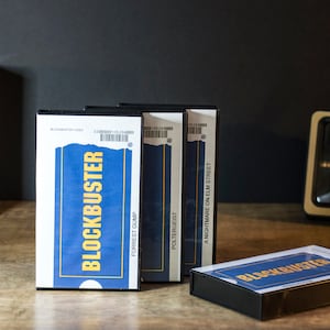Nostalgic!!! Classic VHS Blockbuster Tape - Etsy