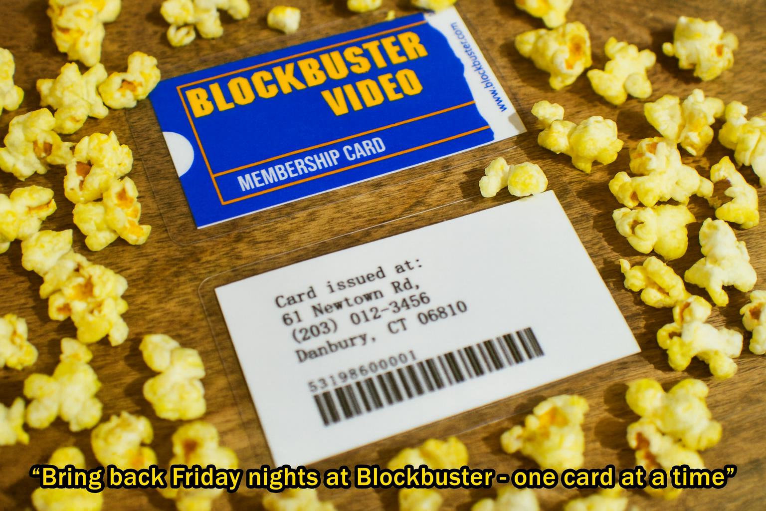 Retro Blockbuster Membership Card: Movie Lover Gift - Etsy
