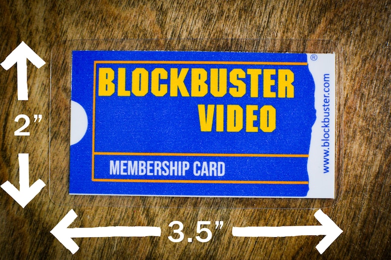 Retro Blockbuster Membership Card: Movie Lover Gift - Etsy