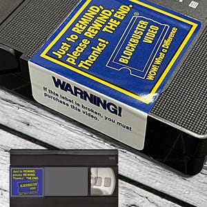 Vintage Blockbuster Video Stickers: 90s Nostalgia Decals - Etsy