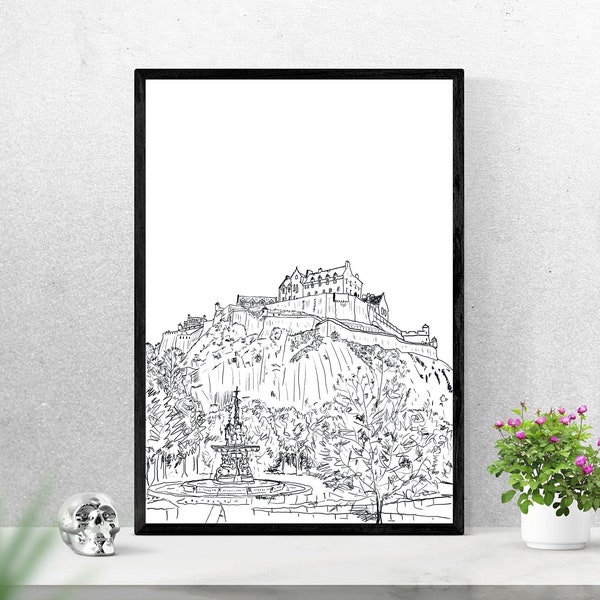 Edinburgh Castle - Etsy UK